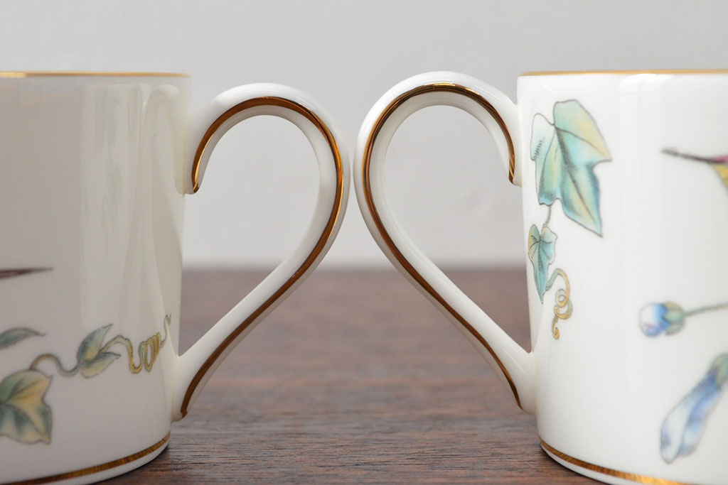 WEDGWOOD ウェッジウッド ハミングバード カップ&ソーサー2客 WEDGWOOD ウェッジウッド ハミングバード カップ&ソーサー2客